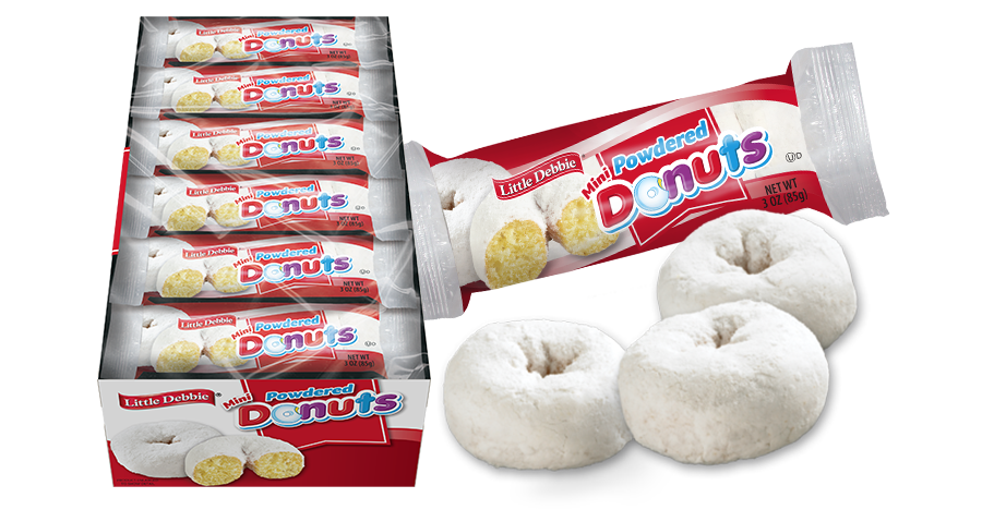 Mini Powdered Donuts | Soft, Sweet, and Individually Wrapped - McKee Foods